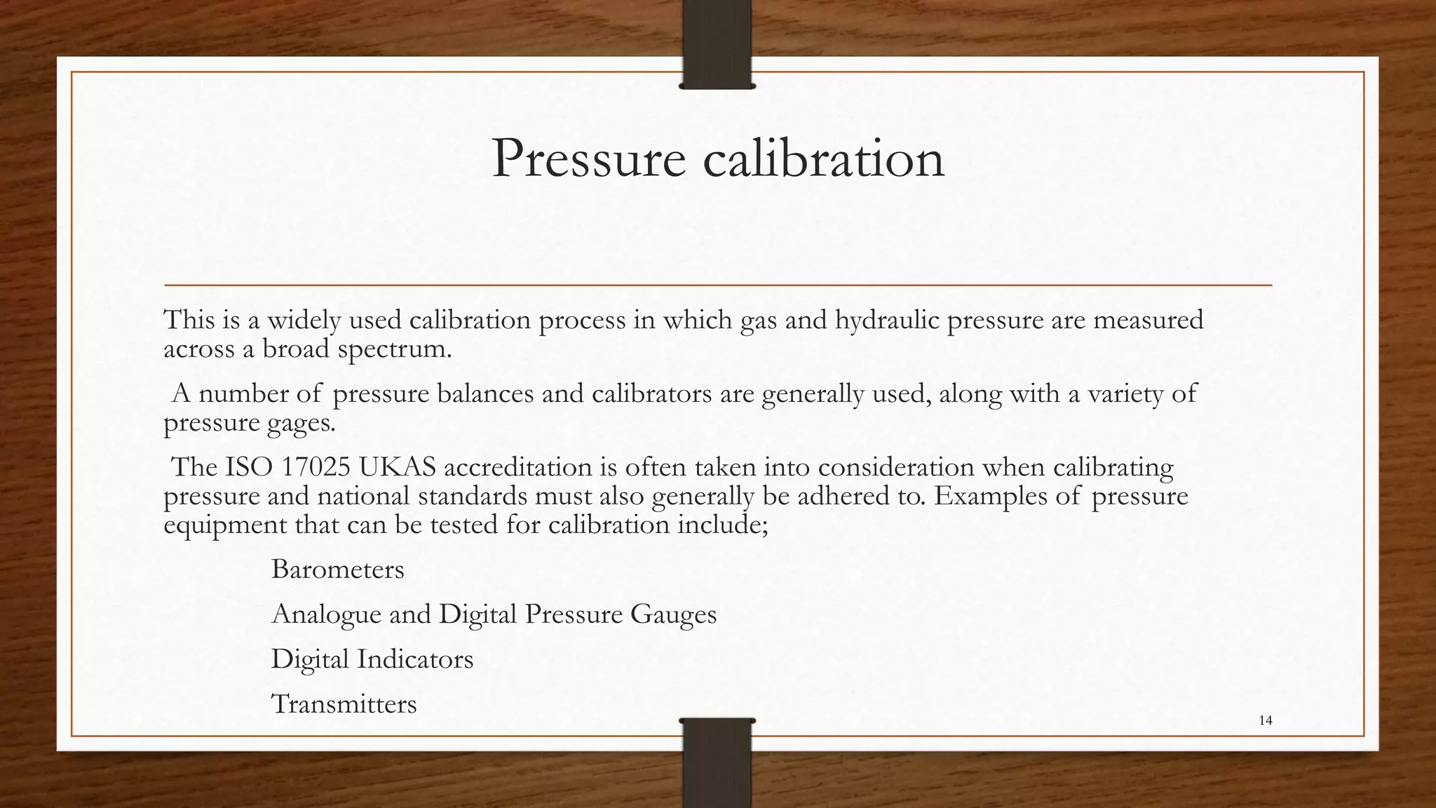 Calibration of Instruments | PPTX
