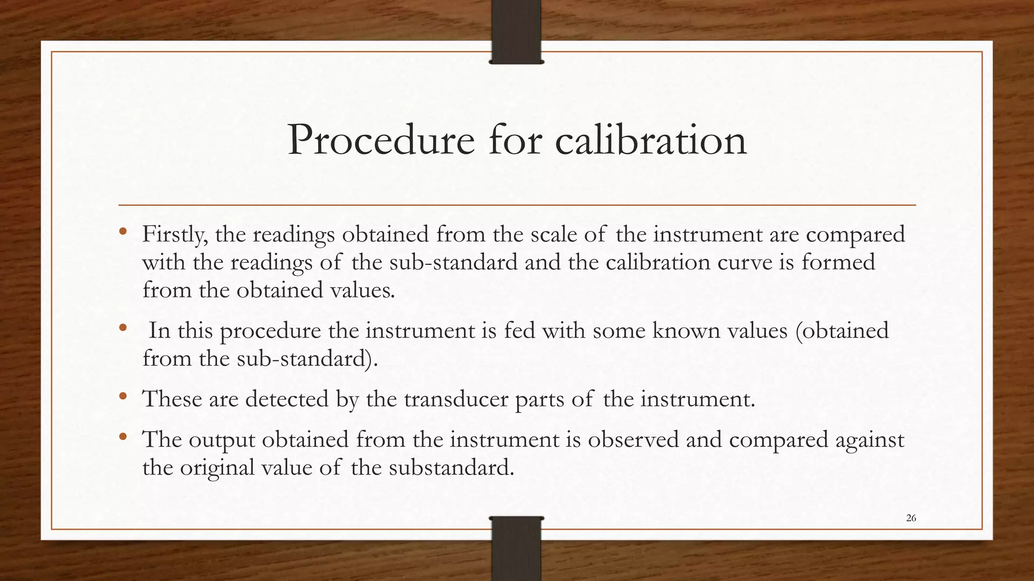 Calibration of Instruments | PPTX