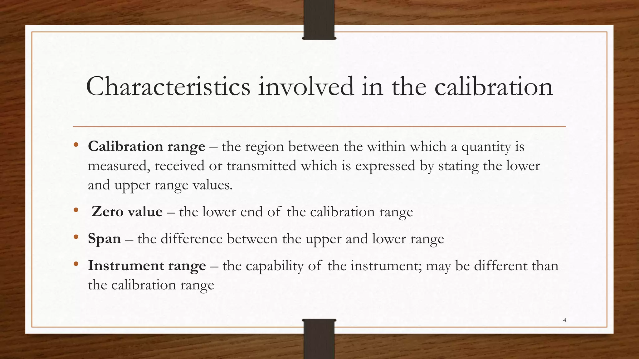Calibration of Instruments | PPTX