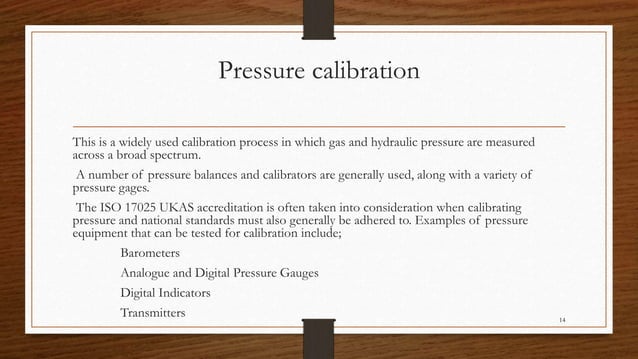 Calibration of Instruments | PPTX | Science