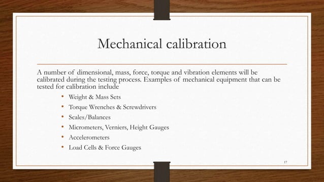 Calibration of Instruments | PPTX | Science