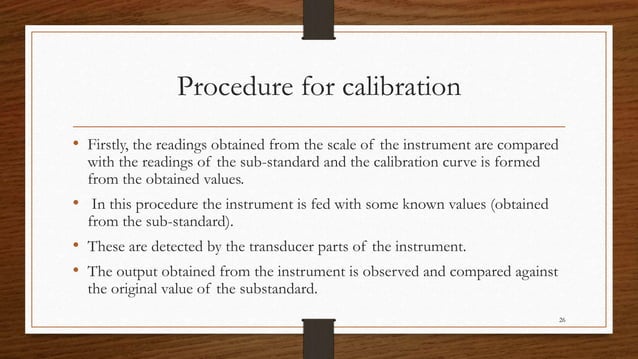 Calibration of Instruments | PPTX | Science