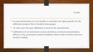 Calibration of Instruments | PPTX