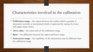 Calibration of Instruments | PPTX
