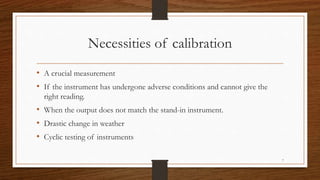 Calibration of Instruments | PPTX