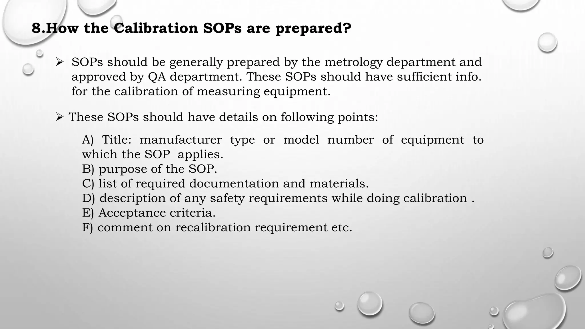 Calibration of master plan | PPTX