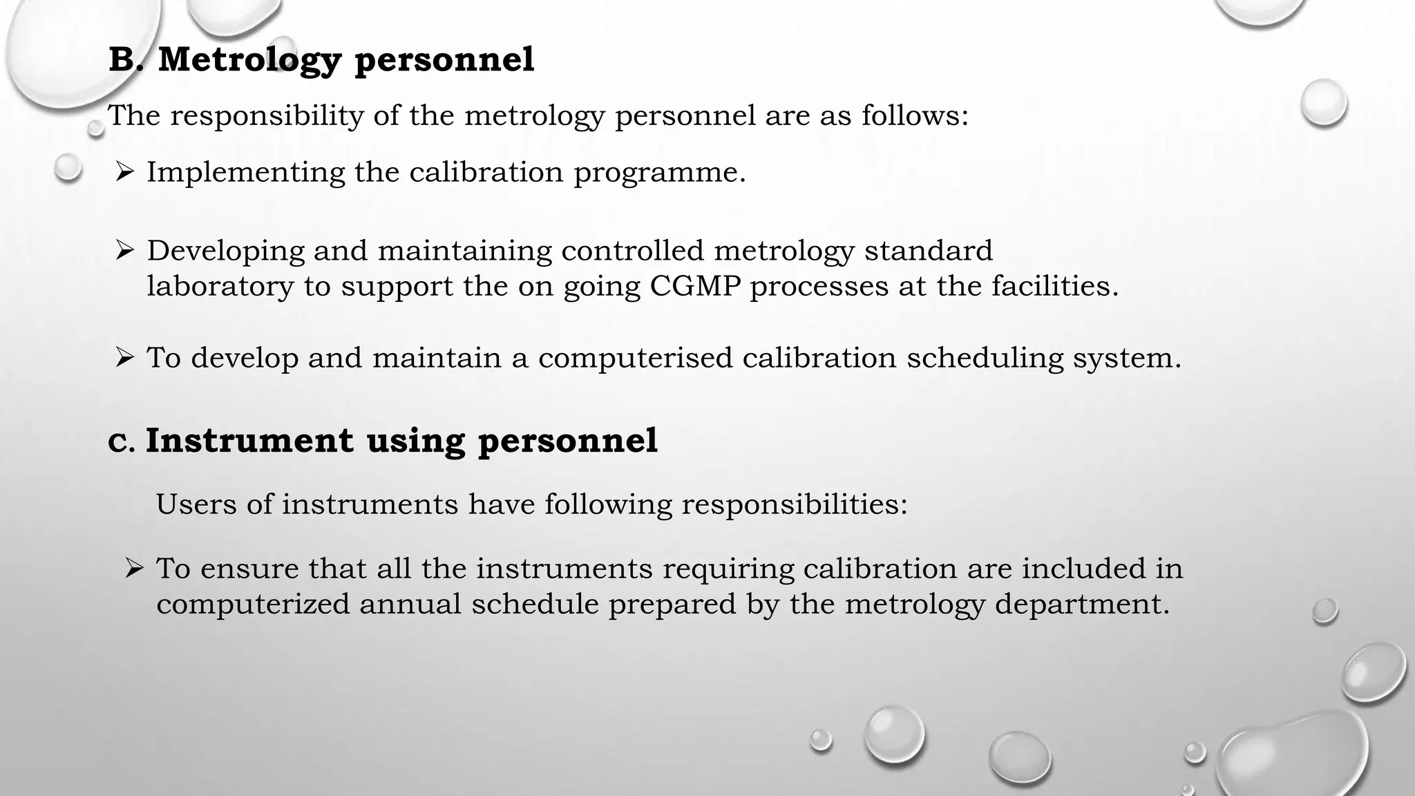 Calibration of master plan | PPTX