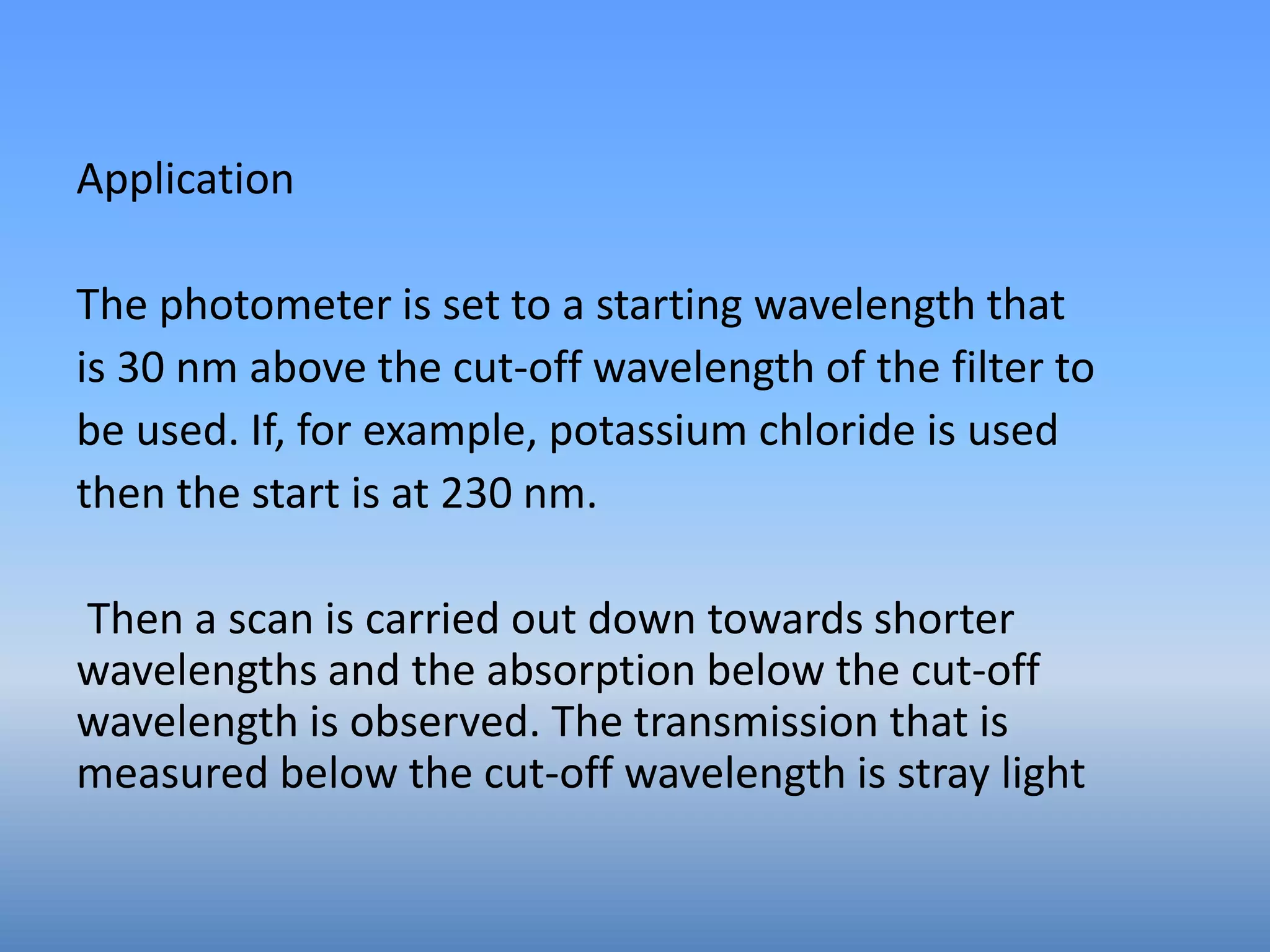 Calibration of spectrophotometer | PPTX