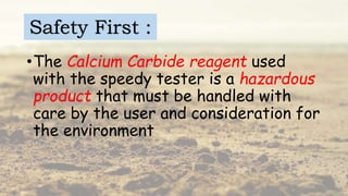 Calibration of speedy moisture meter | PPTX