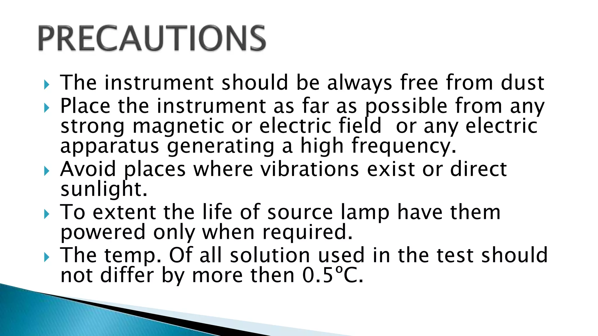 Calibration of uv visible spectrophotometer | PPTX
