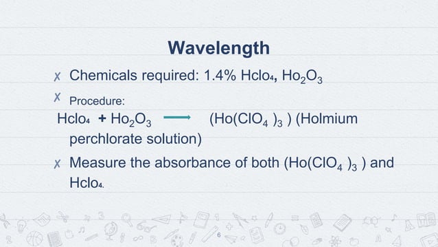Calibration of uv vissible spectroscopy | PPTX | Chemistry | Science