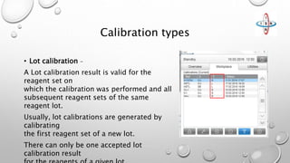 Calibration on the Cobas c111 - Gideon Etowa | PPTX