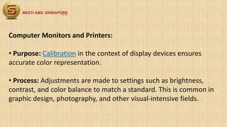 Calibration Process in Singapore | Calibration Labs | PPTX | Computer ...
