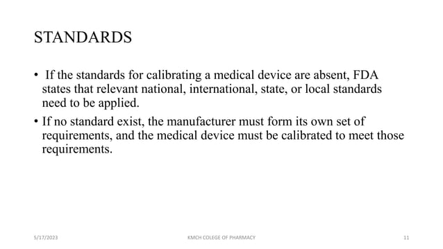 CALIBRATION PROTOCOL AS PER USFDA GUIDELINES.pptx | Pharmaceutical Industry | Industries