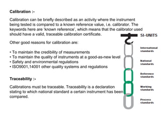 Calibration & Quality Maintenance | PPS | Physics | Science