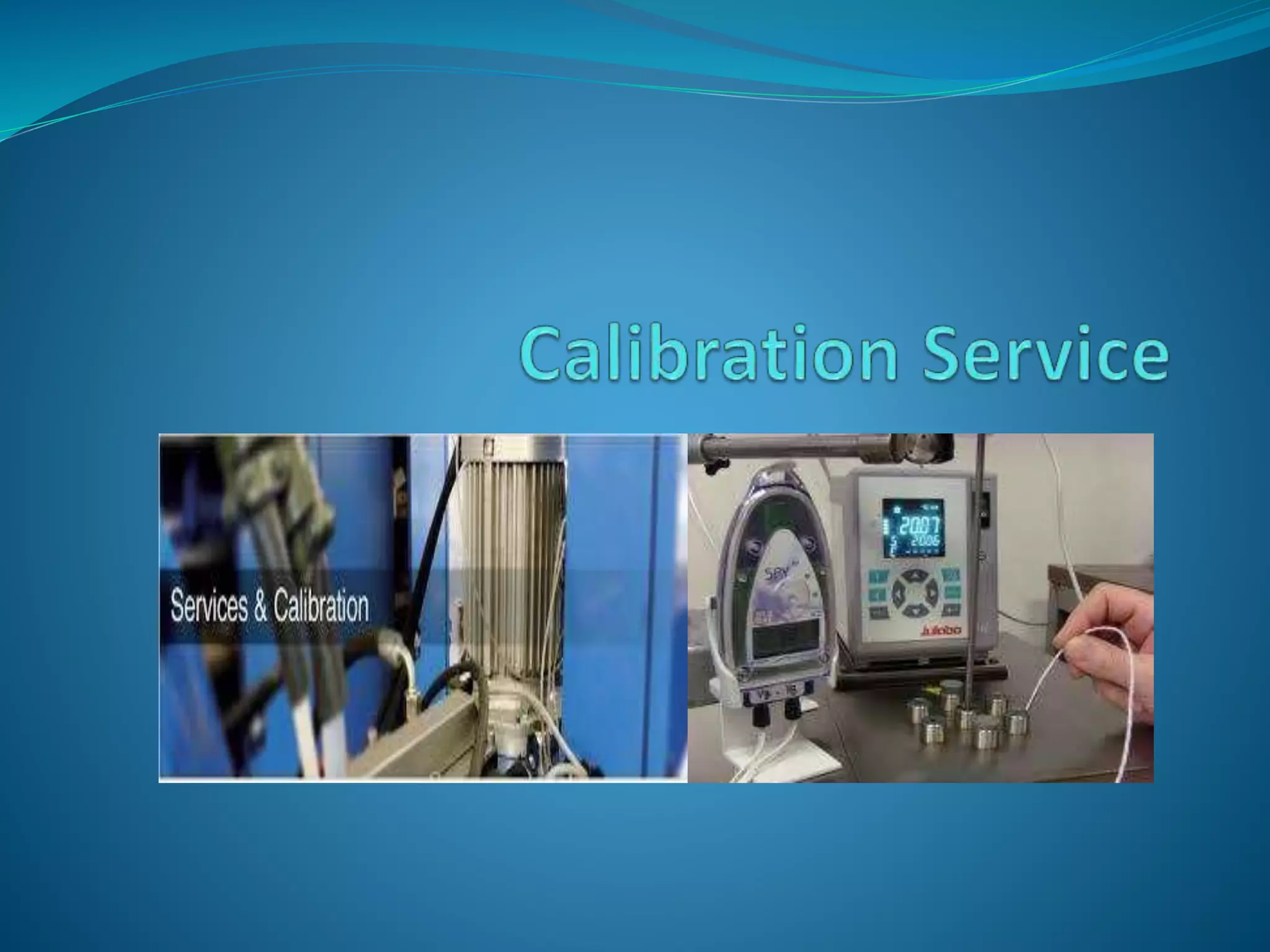 Calibration service | PPTX