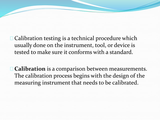 Calibration service | PPT