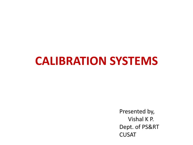 Calibration systems for extruded pipes | PPTX | Physics | Science