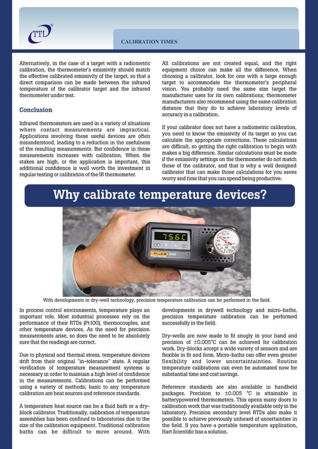 Calibration times december 2010 | PDF