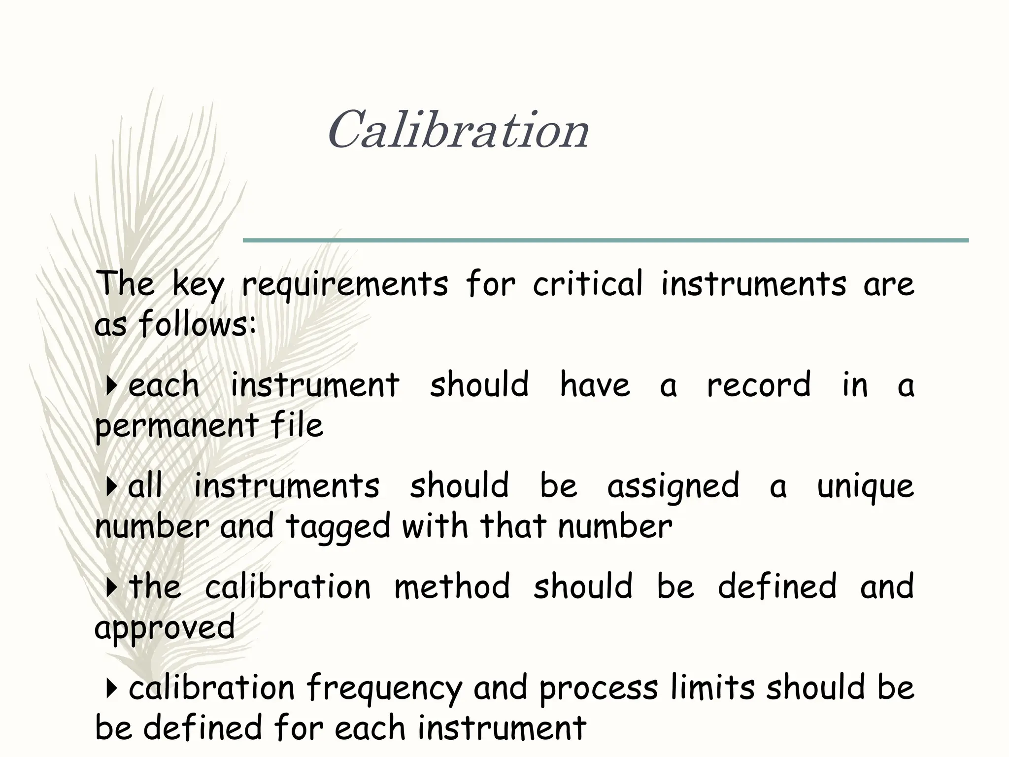 PHARMACEUTICAL CALIBRATION & VALIDATION.ppt