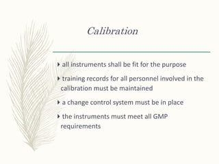 PHARMACEUTICAL CALIBRATION & VALIDATION.ppt