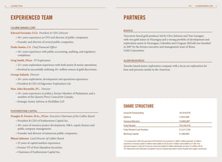 Calibre mining April 2012 CXB Final | PDF