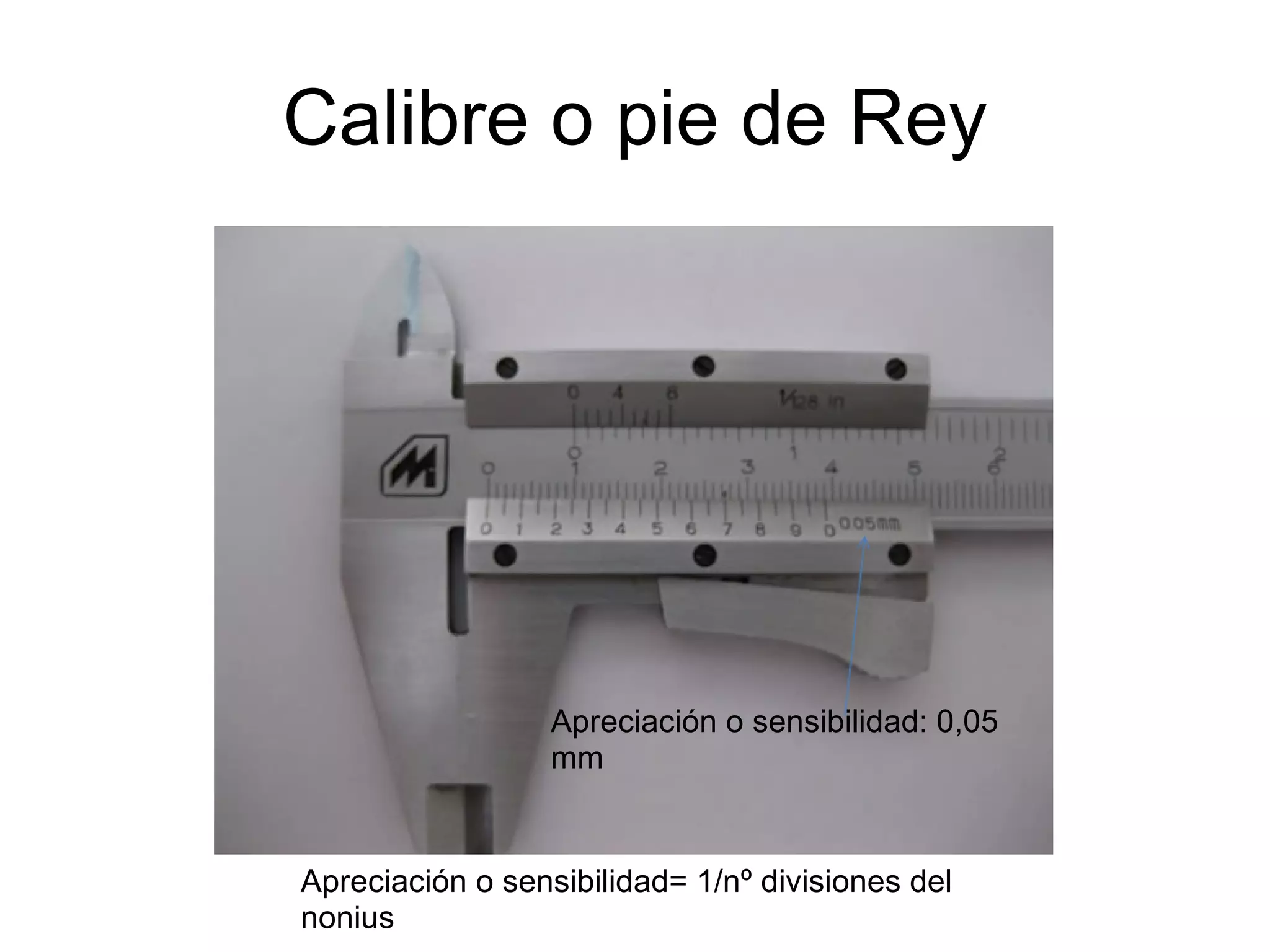Calibre o pie_de_rey | PPT