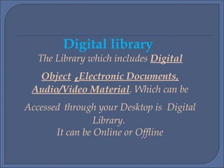 Digital Library | PPT