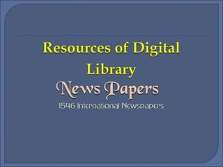 Digital Library | PPT