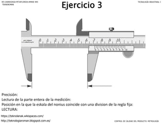 Calibre y micrómetro | PPT