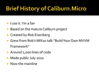 Caliburn.Micro | PPT