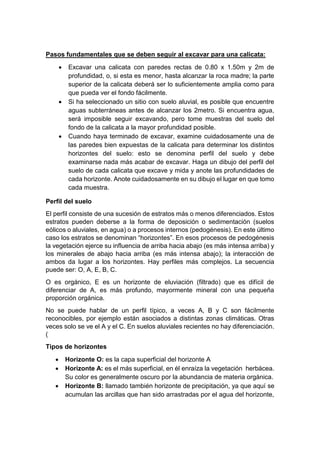 Calicata | PDF