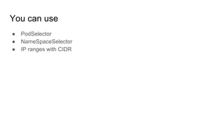 Network policies in Kubernetes using Calico | PDF