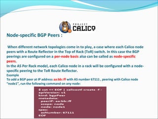 Calico and BGP | PPT