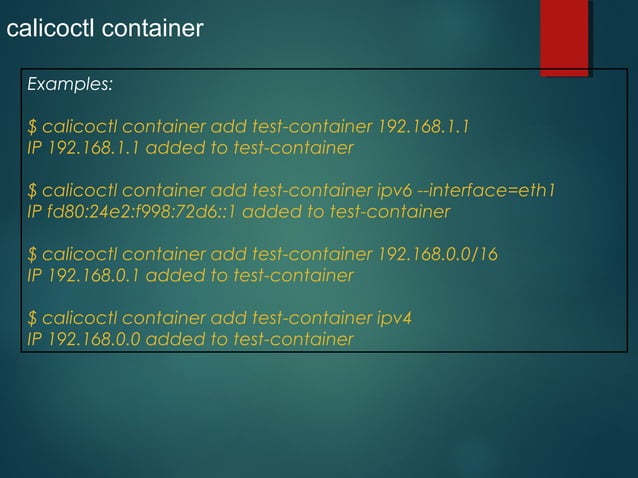 Calico and container | PPT