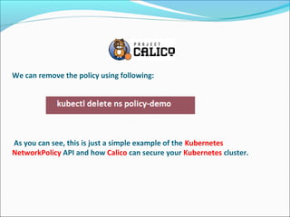 Calico and simple policy | PPT