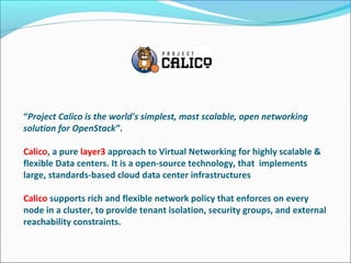 Calico and simple policy | PPT