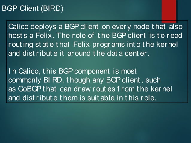 Calico architecture | PPT