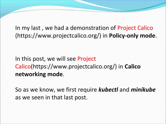 Calico in networking mode | PPT