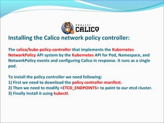 Calico integration | PPT