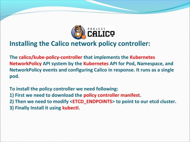 Calico integration | PPT