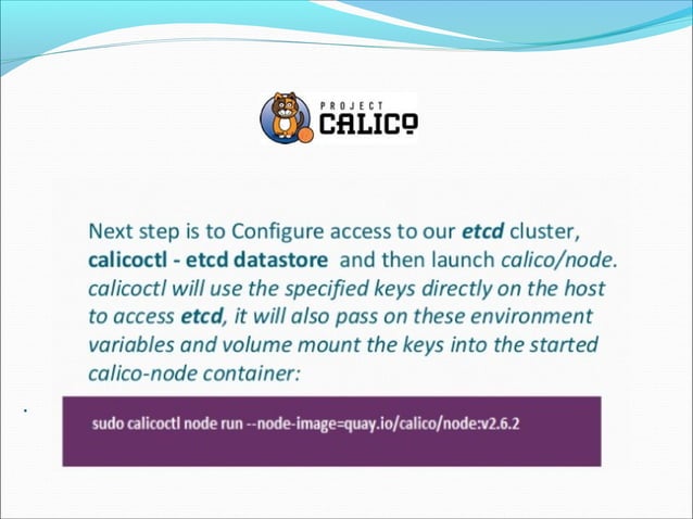 Calico integration | PPT