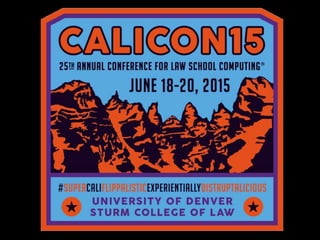 CALI Conference Opening Slides - Welcome to the 50th Annual CALICon | PPT