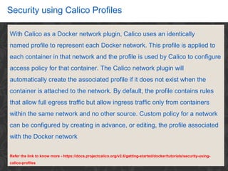 Calico with docker | PPT
