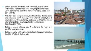 Calicut city profile | PPTX