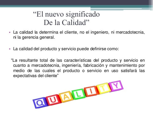 ¿Que es la calidad?