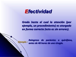Calidad De La Atención en Salud | PPT