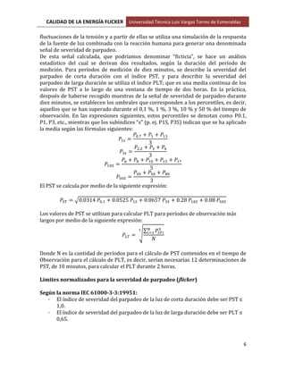 Calidad de la energia Flicker o Parpadeo | PDF