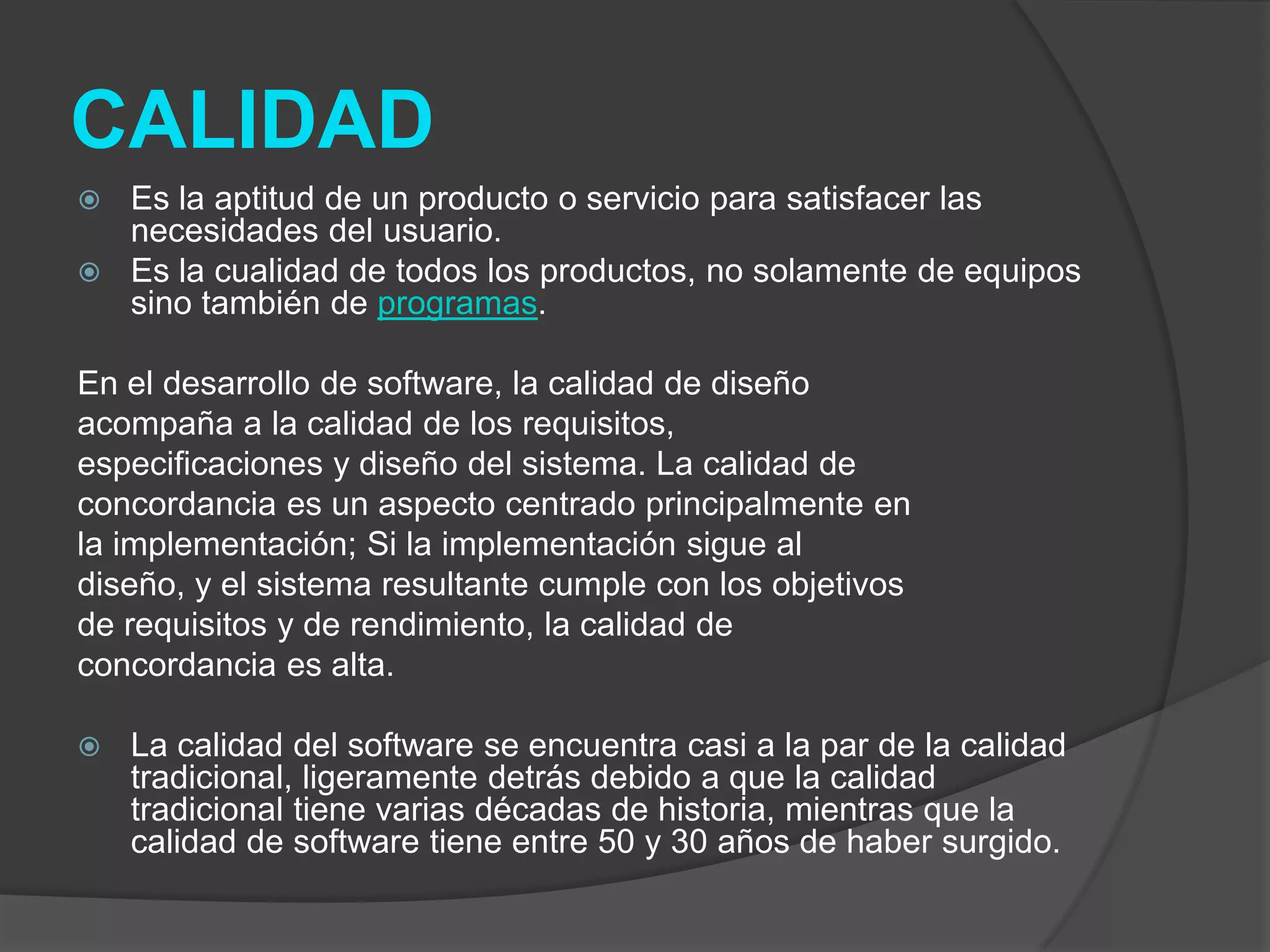 Calidad de software | PPT