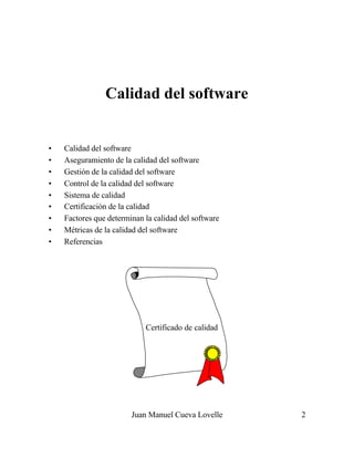 Calidad software | PDF